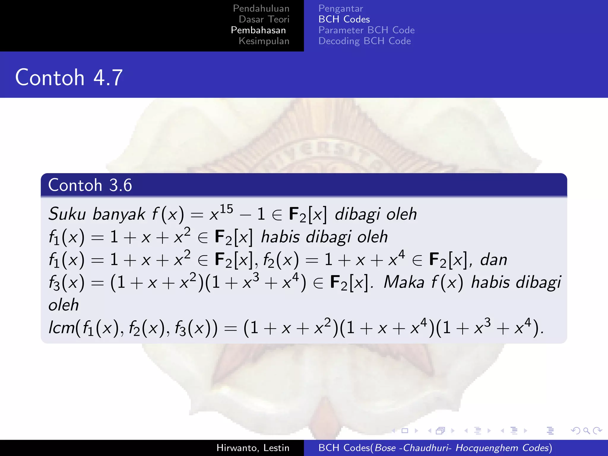 Transparansi Background with LaTeX beamer | PDF