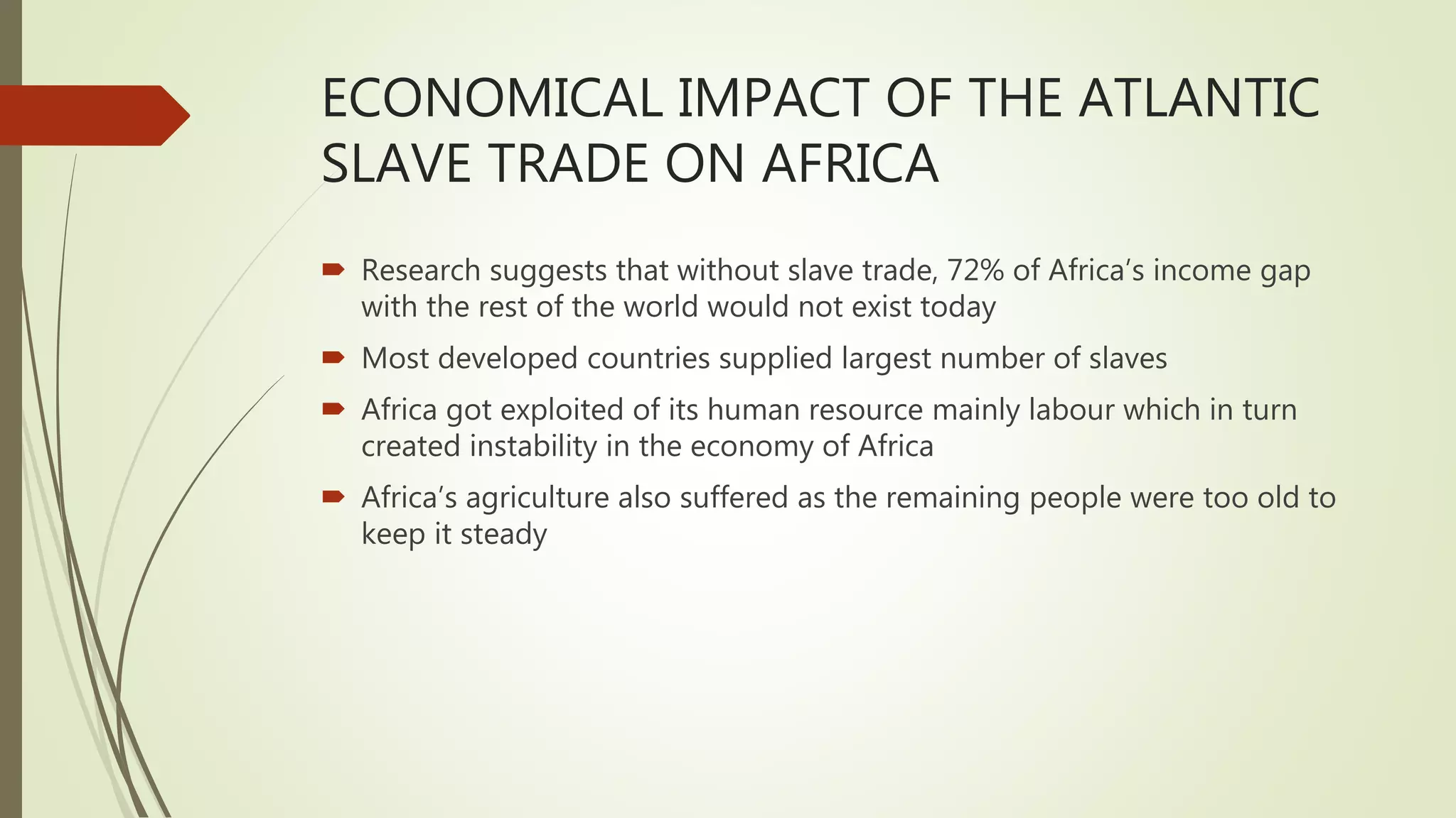 Trans atlantic slave trade 2 | PPTX