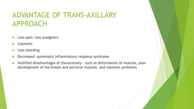 TRANS-AXILLARY APPROACH OF ASD CLOSURE.pptx | Heart and Cardiovascular ...