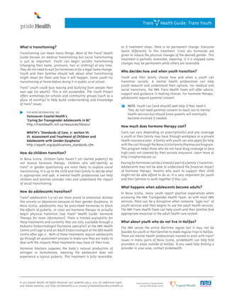 Trans health-guide-print-version-all-sections | PDF | Endocrine and ...