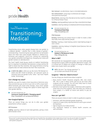 Trans health-guide-print-version-all-sections | PDF | Endocrine and ...