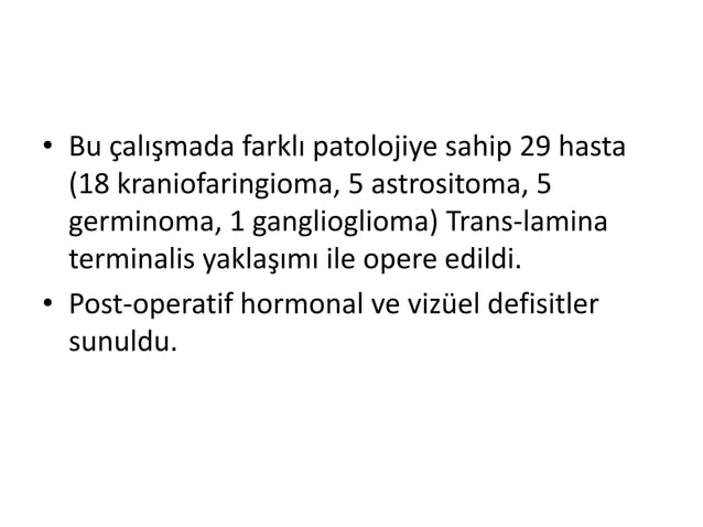 Frontobasal i̇nterhemispheric approach for large suprasellar ...