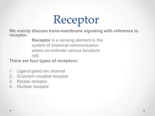 Trans membrane signaling | PPTX