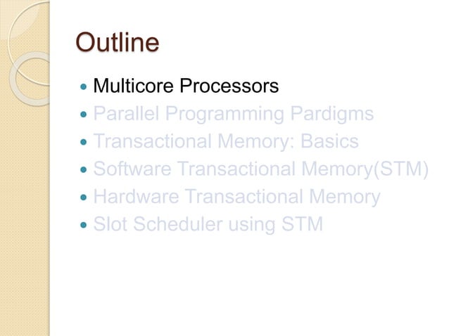 Transactional Memory | PPT