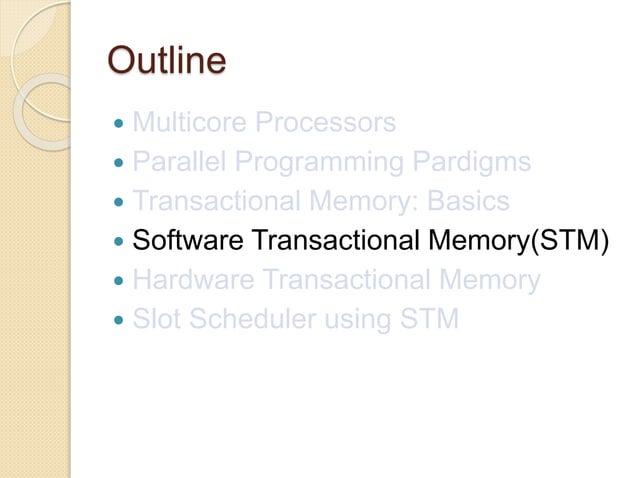 Transactional Memory | PPT