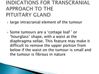 Trans sphenoid hypophysectomy | PPTX