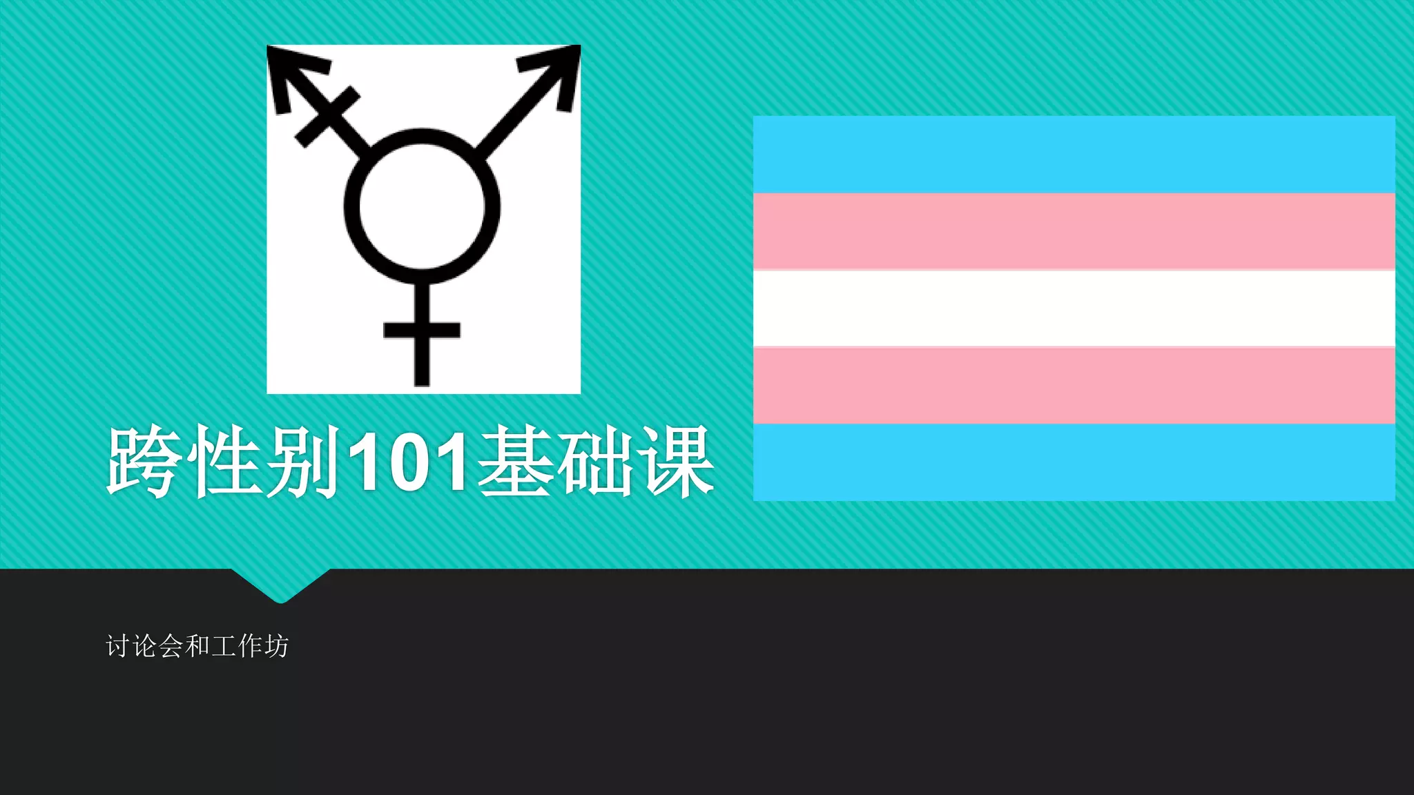 Transgender 101 in English and in Chinese 跨性别101基础课 by 虹社 Qmmunity ...