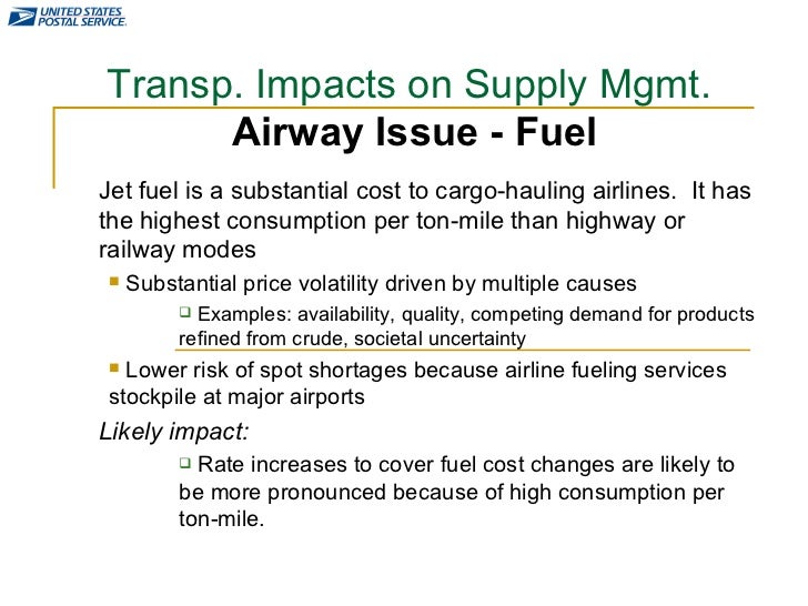 Transportation Impacts Upon Supply Chains