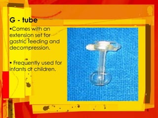 Transabdominal tube feeding and care | PPTX