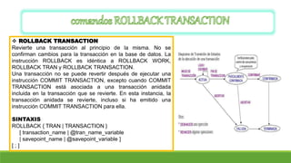 Transacciones | PPTX