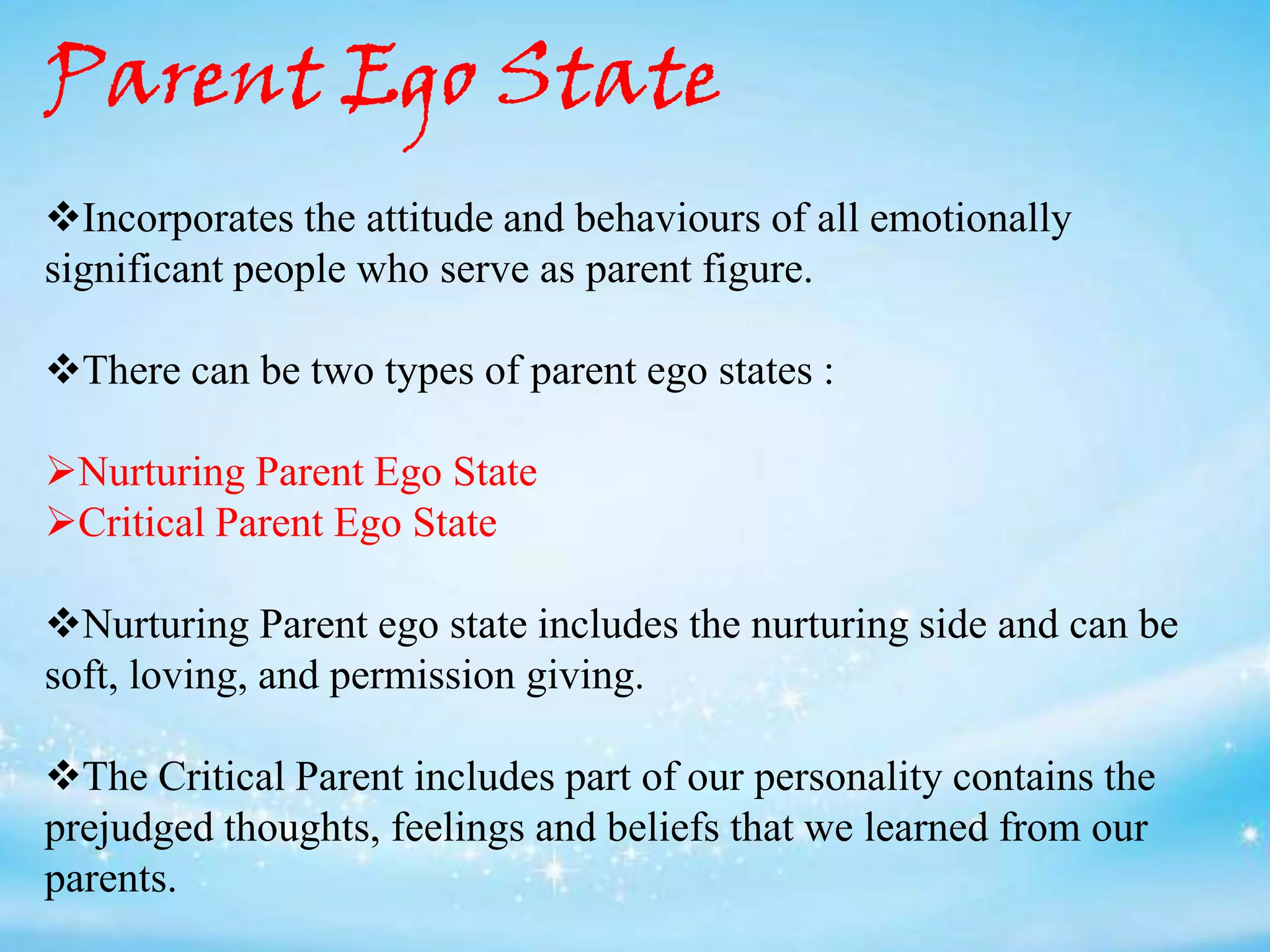 Transactional Analysis PPT - OB - Shimna | PPTX