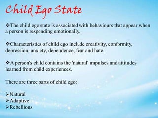 Transactional Analysis PPT - OB - Shimna | PPTX