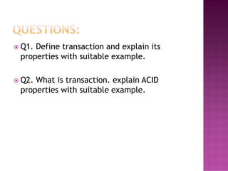 Transaction | PDF