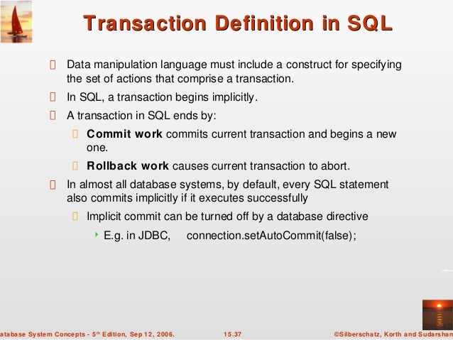 Transaction slide