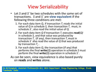 Transaction in DBMS | PDF