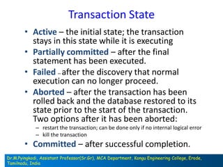 Transaction in DBMS | PDF