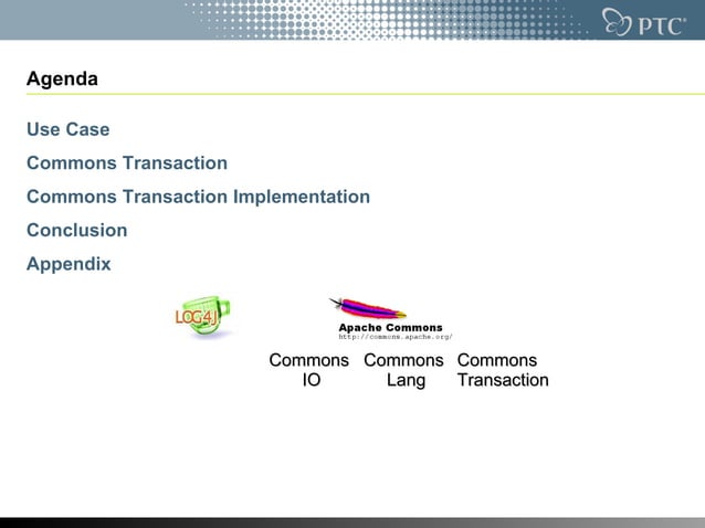 Transactional File System in Java – commons transaction | PPT