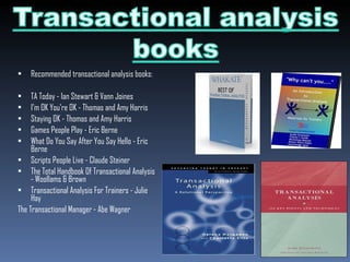 Transactional analysis | PPS