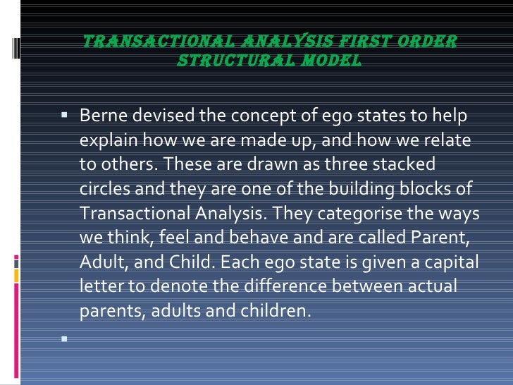 Transactional Analysis