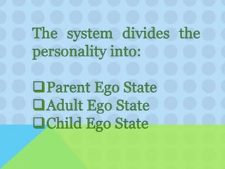 Transactional analysis approach.social work | PPTX