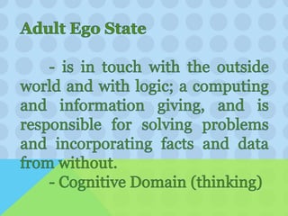 Transactional analysis approach.social work | PPTX