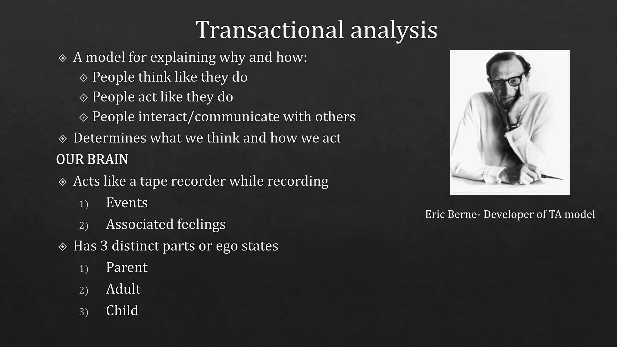 Transactional analysis and Life Positions | PPT