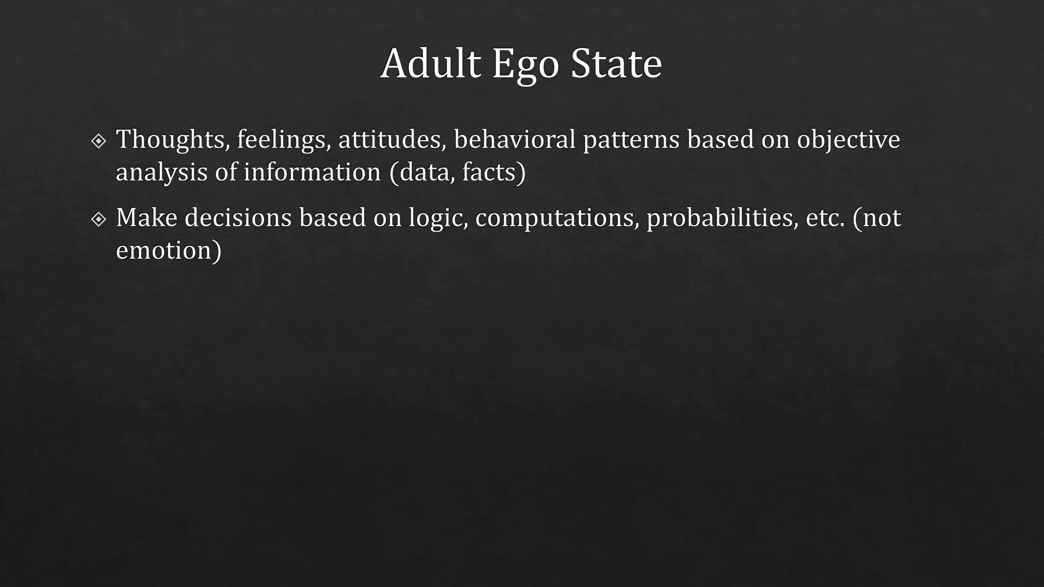 Transactional analysis and Life Positions | PPT