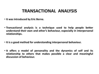 Transaction analysis | PPT