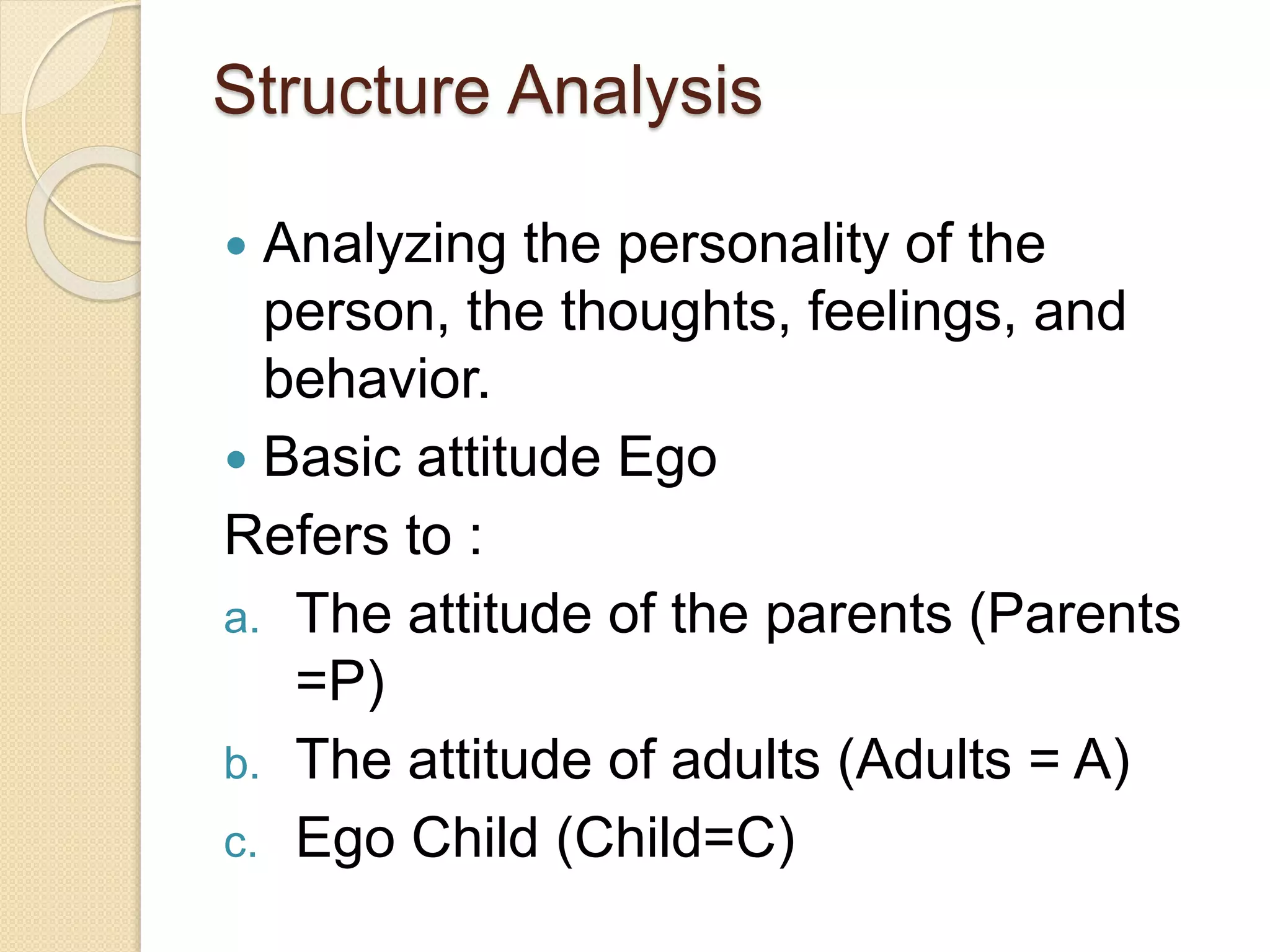 Transactional Analysis | PPTX | Science