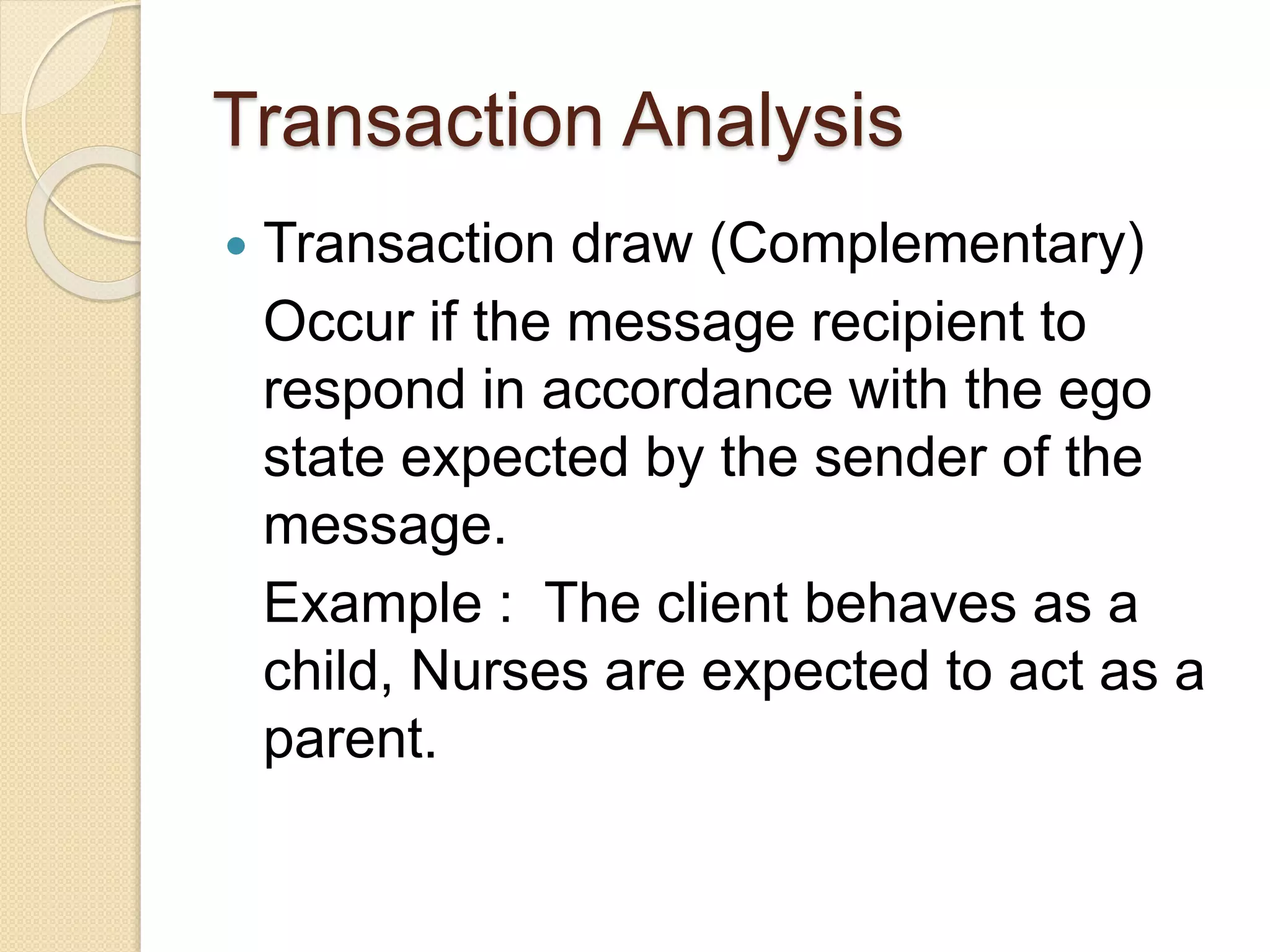 Transactional Analysis | PPTX