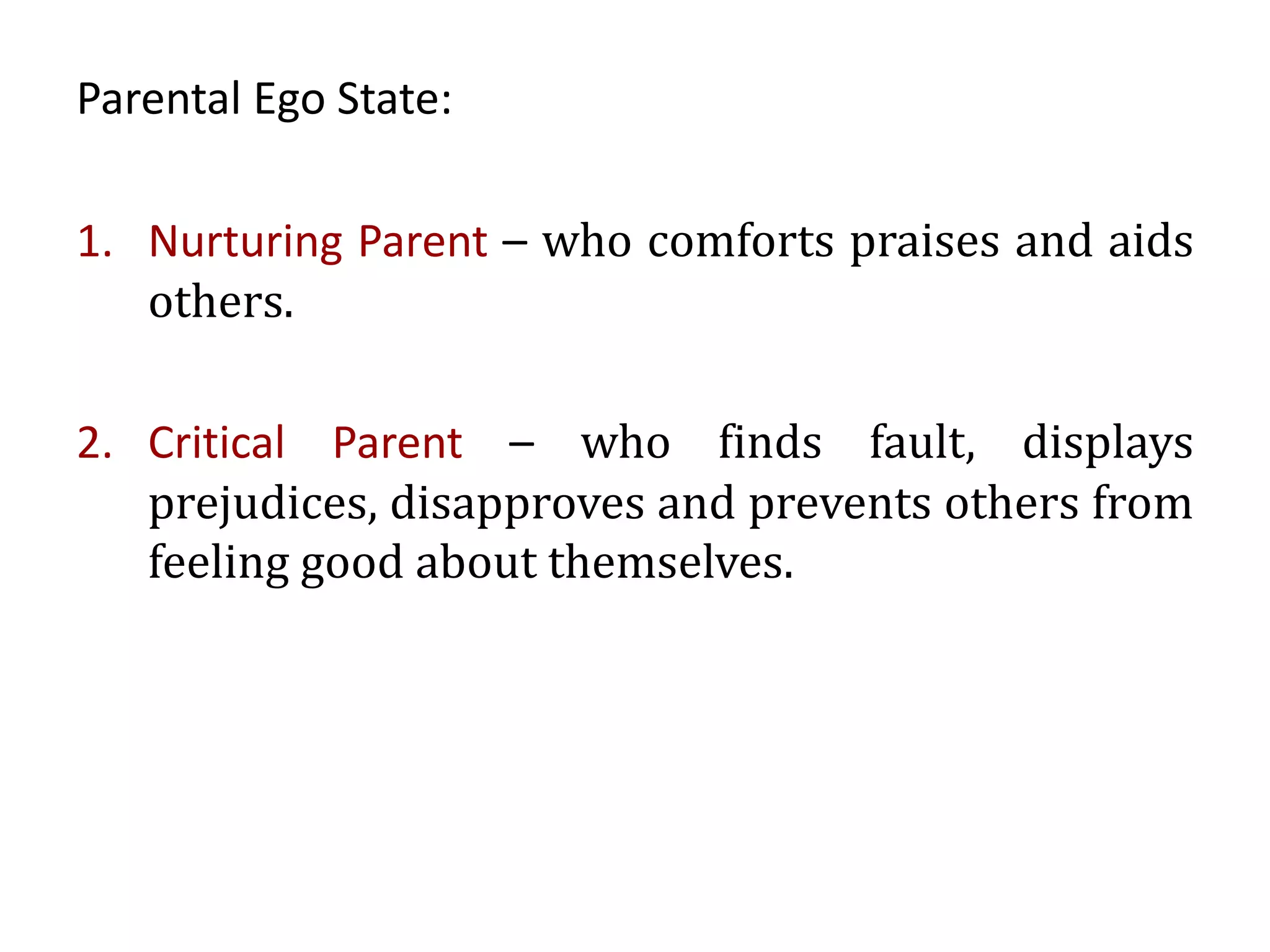 Transactional analysis | PPTX
