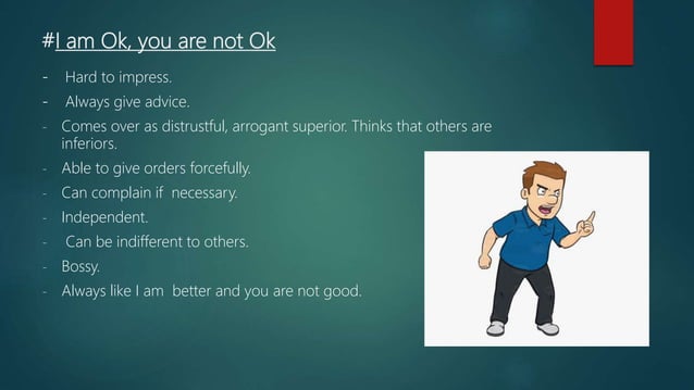 Transactional analysis - Life Positions (Full Details) | PPTX