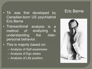 Transactional analysis | PPT