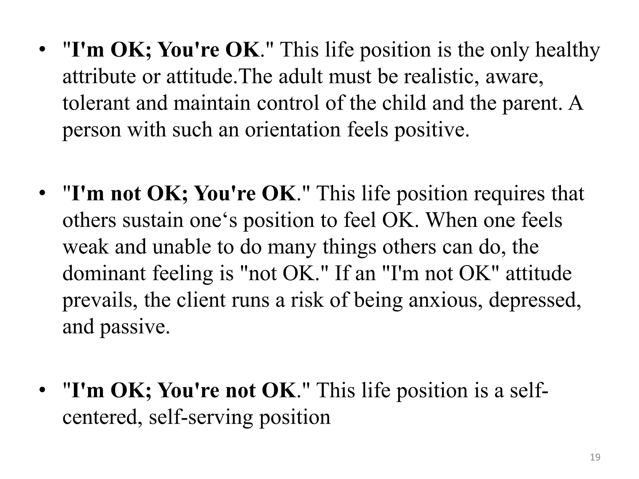 Transactional analysis TA | PPTX