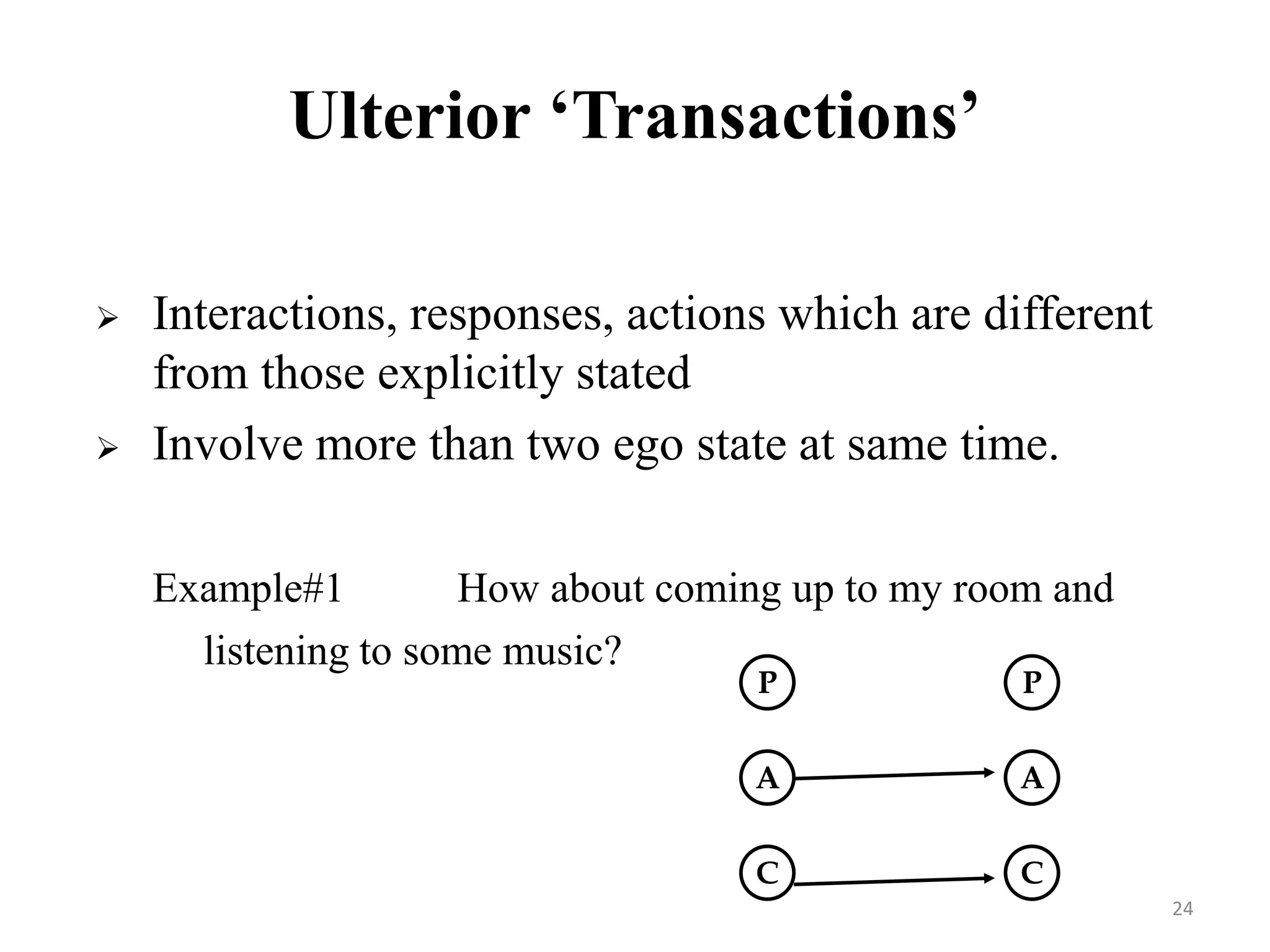 Transactional analysis TA | PPTX