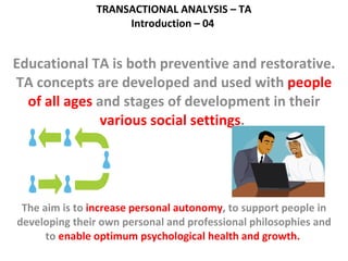 Transactional Analysis – Ta Basics And Introductory Course | PPT