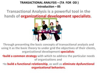 Transactional Analysis – Ta Basics And Introductory Course | PPT