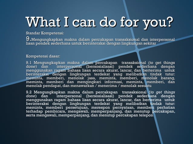 Transactional and interpersonal | PPT