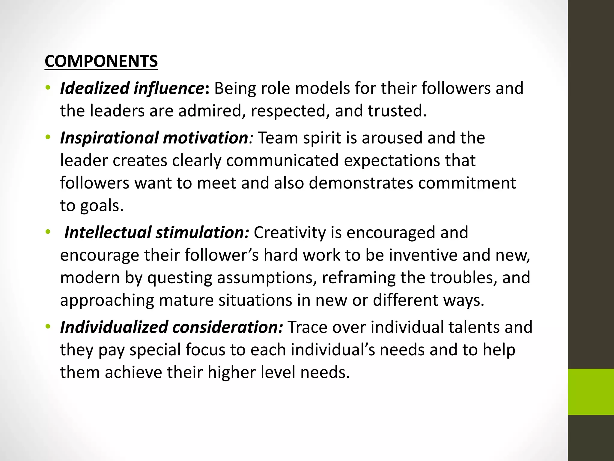 Transactional and Transformational Leadership | PPTX