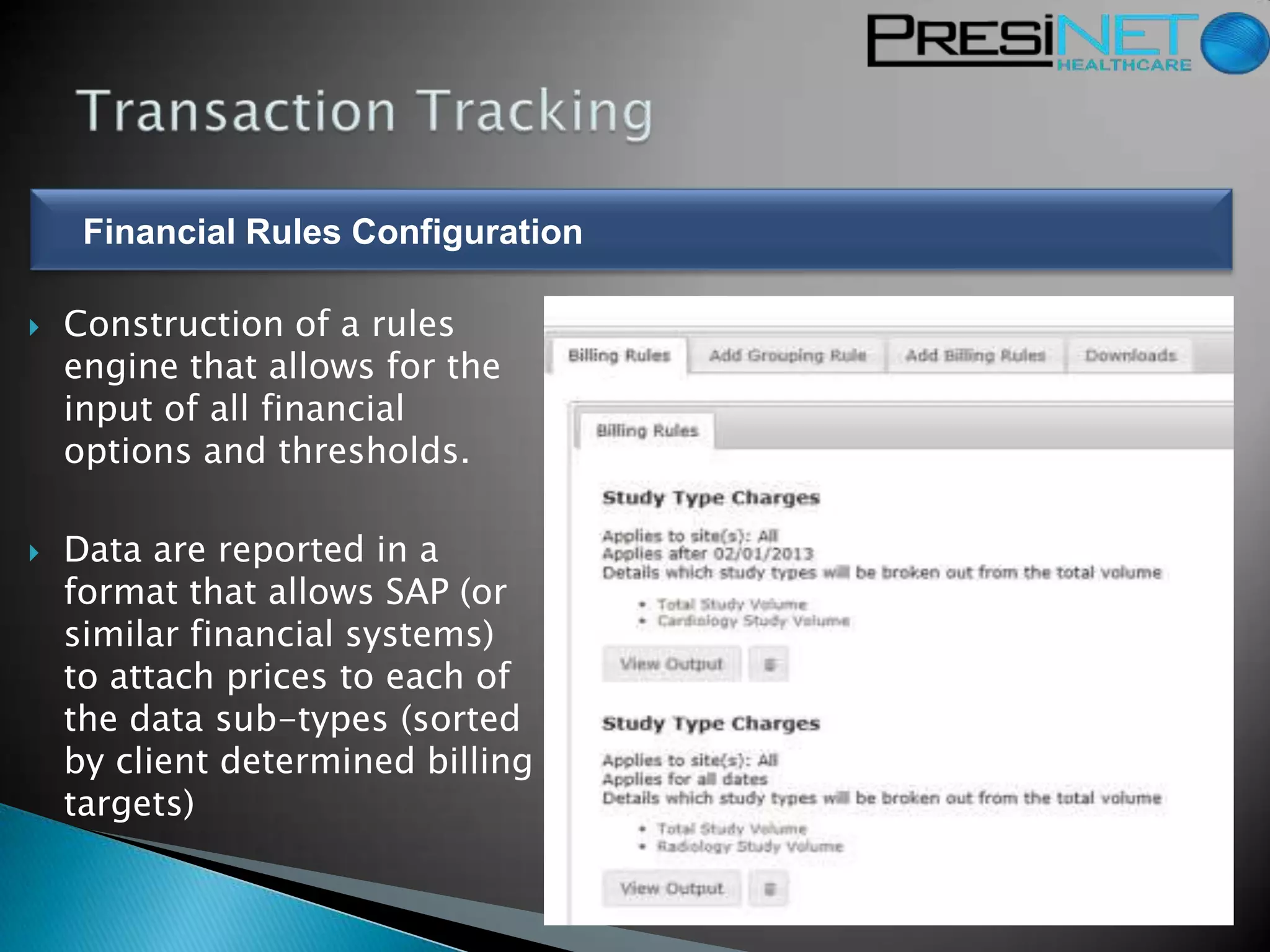 Transaction Billing Toolset | PPT