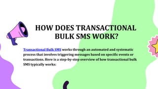 Transactional Bulk SMS Service Provider in India | PPT