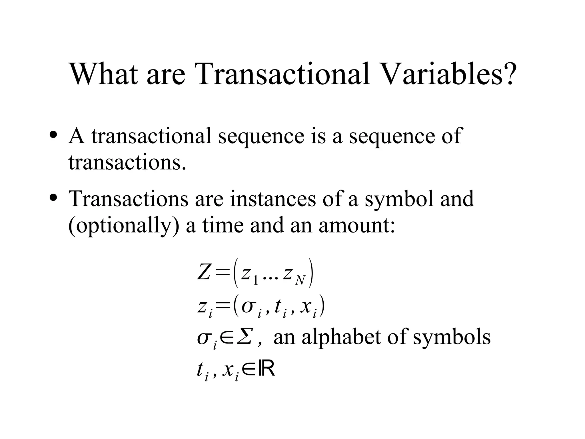 Transactional Data Mining Ted Dunning 2004 Ppt 1714
