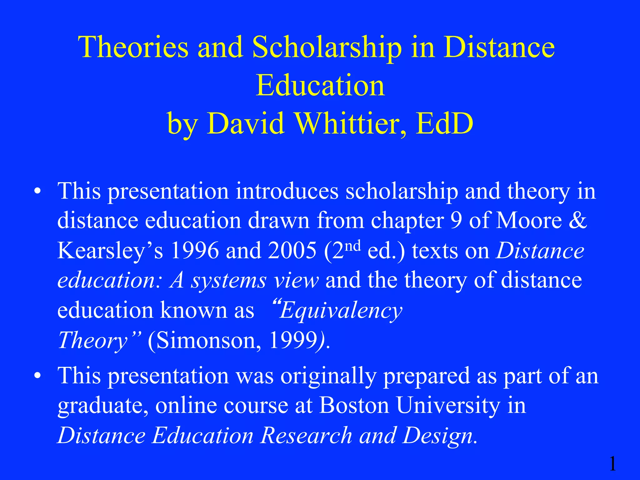Transactional distance theory in distance education | PDF