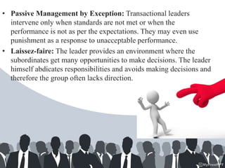 Transactional leadership | PPTX