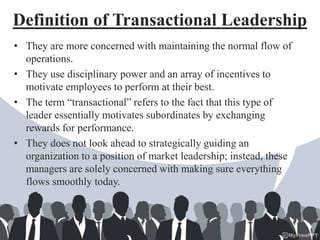 Transactional Leadership Style