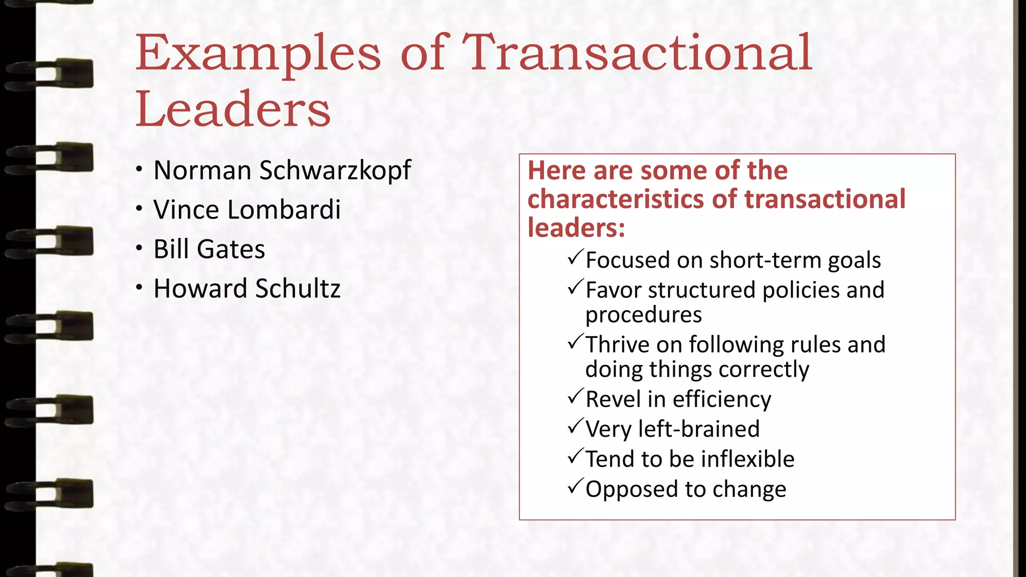 Transactional leadership theory | PPTX