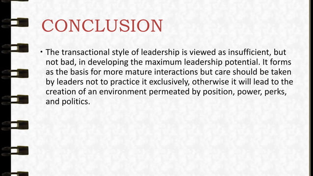 Transactional leadership theory | PPTX Transactional leadership theory | PPTX