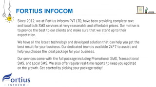 Transactional SMS | PPTX | Business Accounting & Finance | Business