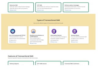 Using Transactional SMS, Stay Informed with Your Customers | PPT