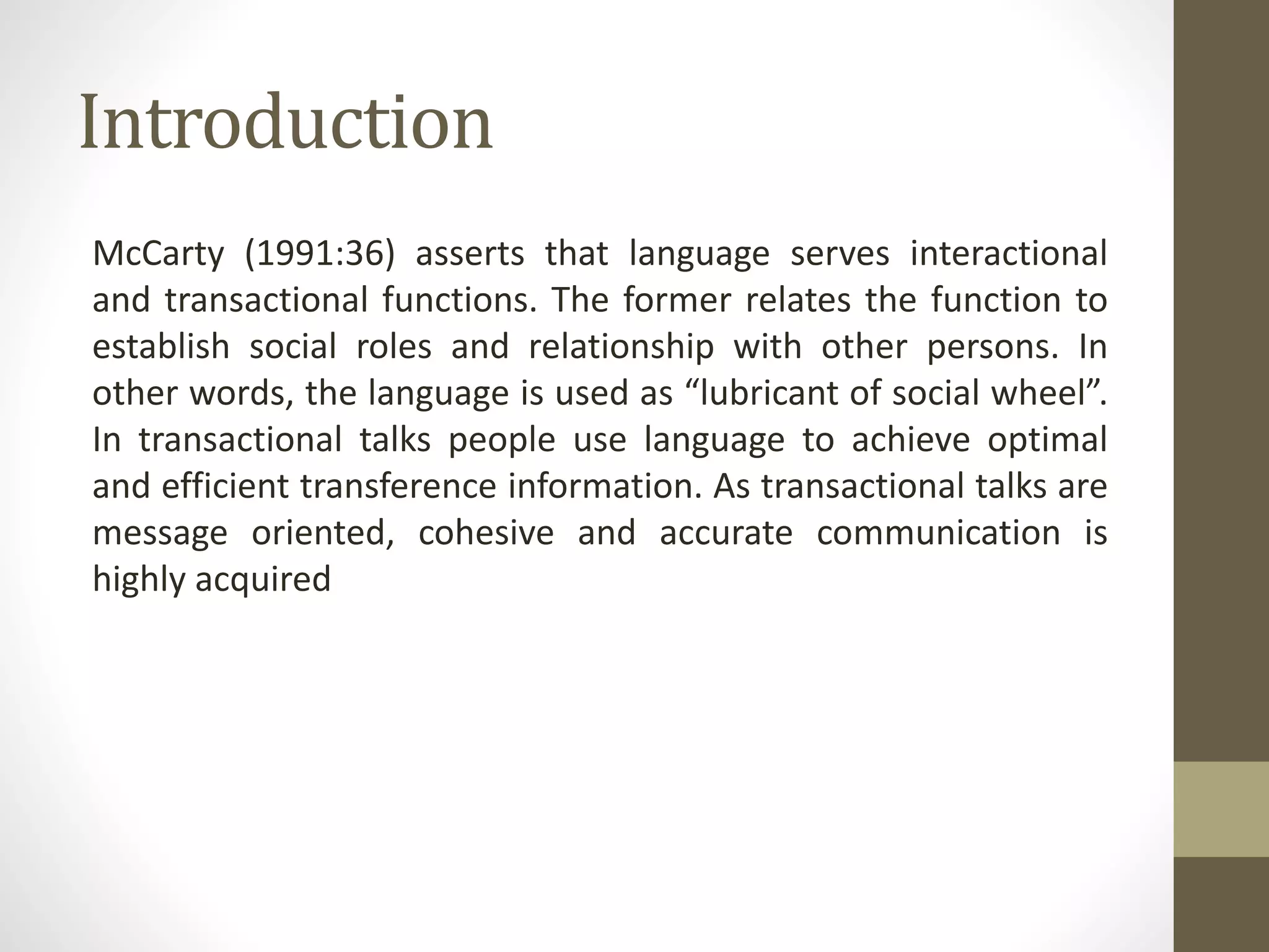 Transactional text | PPTX